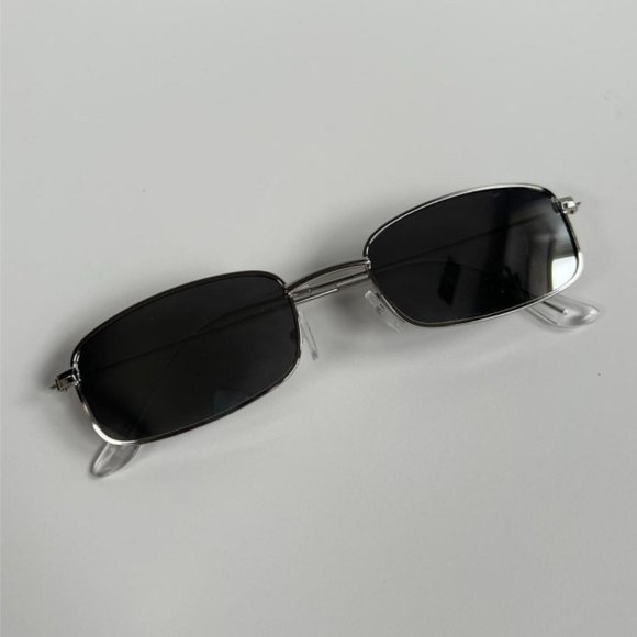 Accessories | Vintage Y2k 9s 2000s Unique Slim Style Silver Trim Mirror ...